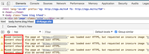 Fix Mixed Content Error in WordPress - Chợ Webs